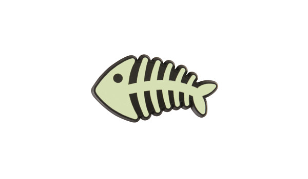 The Original | Jibbitz Glow in the Dark Fishbone