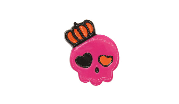 The Original | Jibbitz Charms Sneaker Pink Crown Skull